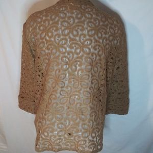 Ruby Rd. | Tops | Ruby Rd Petite Brown Lace Blouse | Poshmark